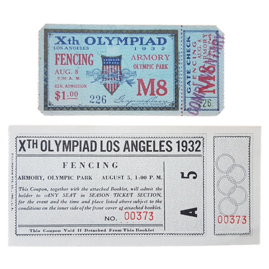 Olympics Ticket Collection - Historic Olympic Tickets Signed